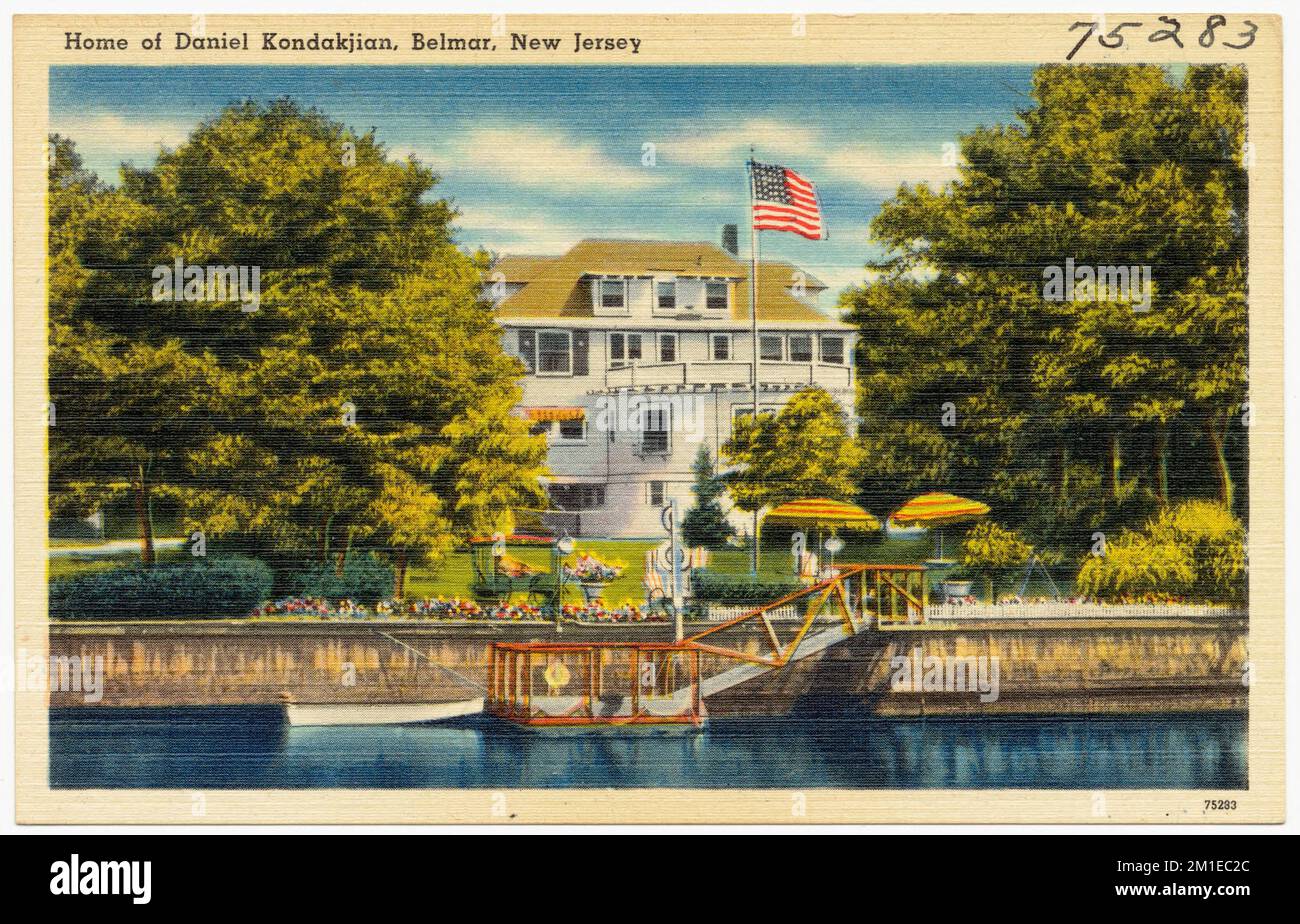 Home of Daniel Kondakjian, Belmar, New Jersey , Houses, Tichnor ...