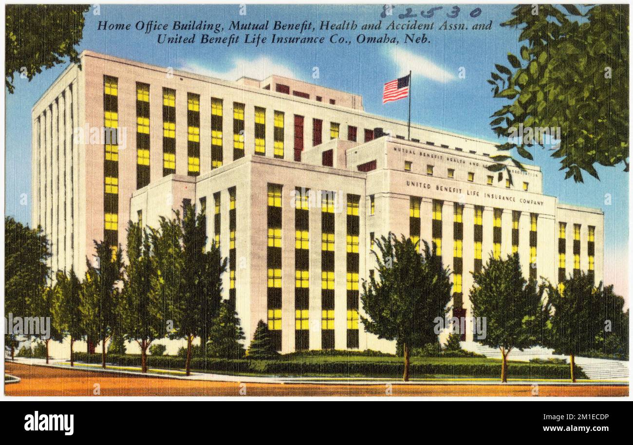 Home office building, Mutual Benefit, Health and Accident Assn. and ...