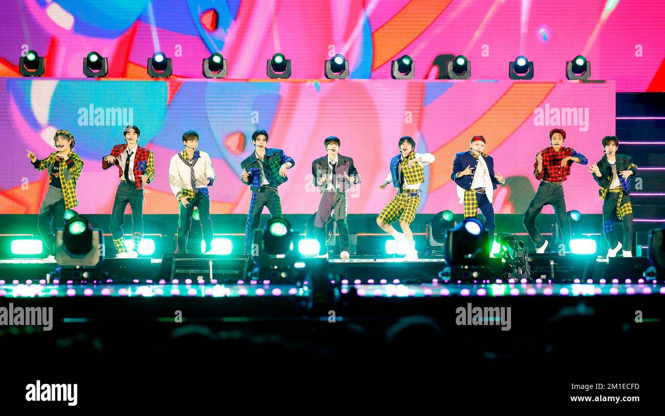 CRAVITY, Oct 7, 2022 : K-pop boy group CRAVITY performs during the-K ...