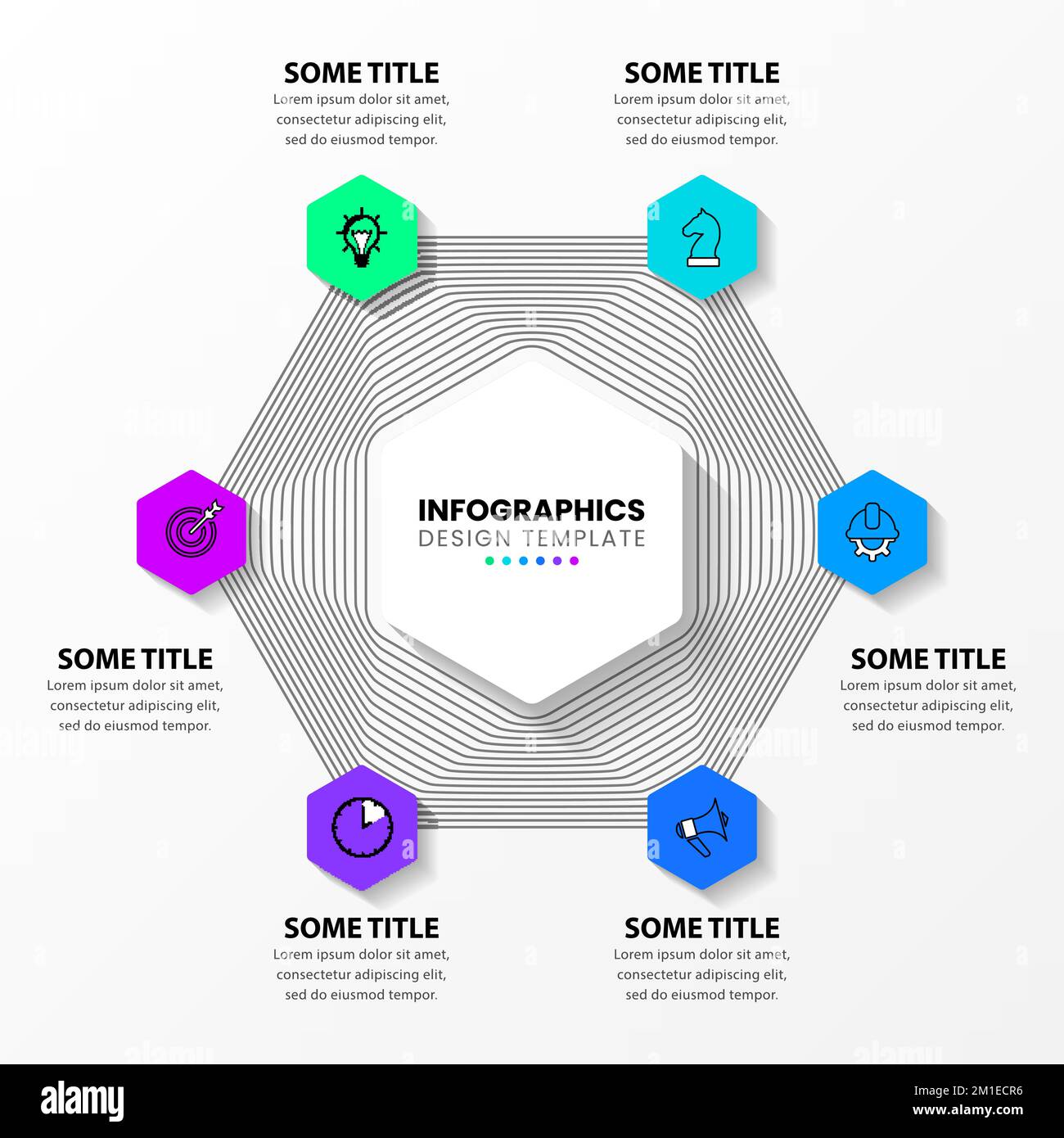 Hexagon chart hi-res stock photography and images - Alamy