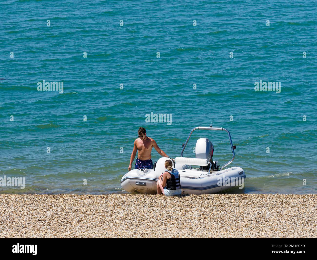 Rib boat uk hi-res stock photography and images - Alamy