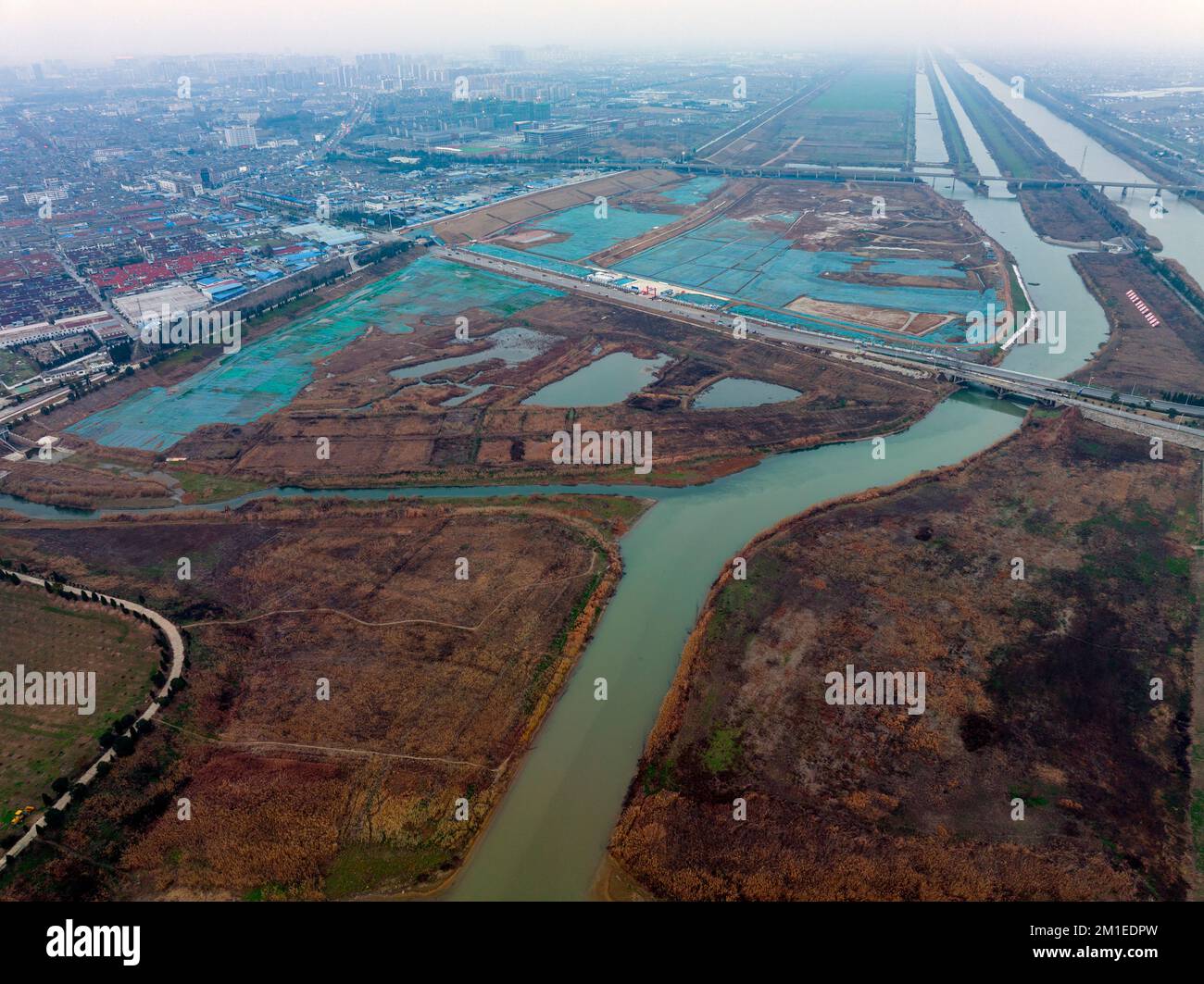 HUAI'AN, CHINA - DECEMBER 11, 2022 - The construction site of the ...
