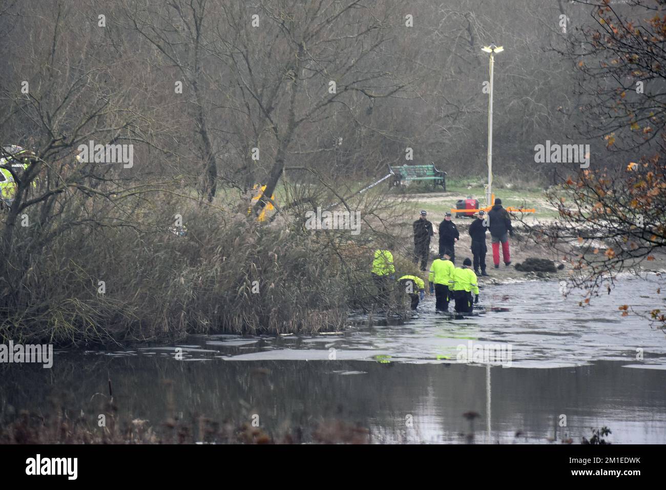 BEST QUALITY AVAILABLE Police search teams at the scene in Babbs Mill ...