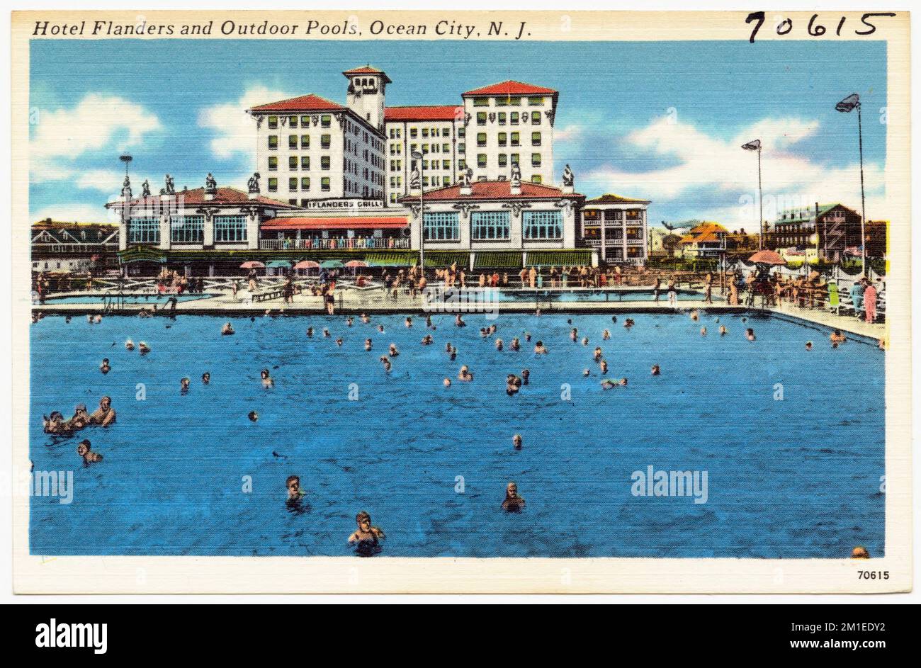 Hotel Flanders and outdoor pools, Ocean City, N. J. , Hotels, Sports ...