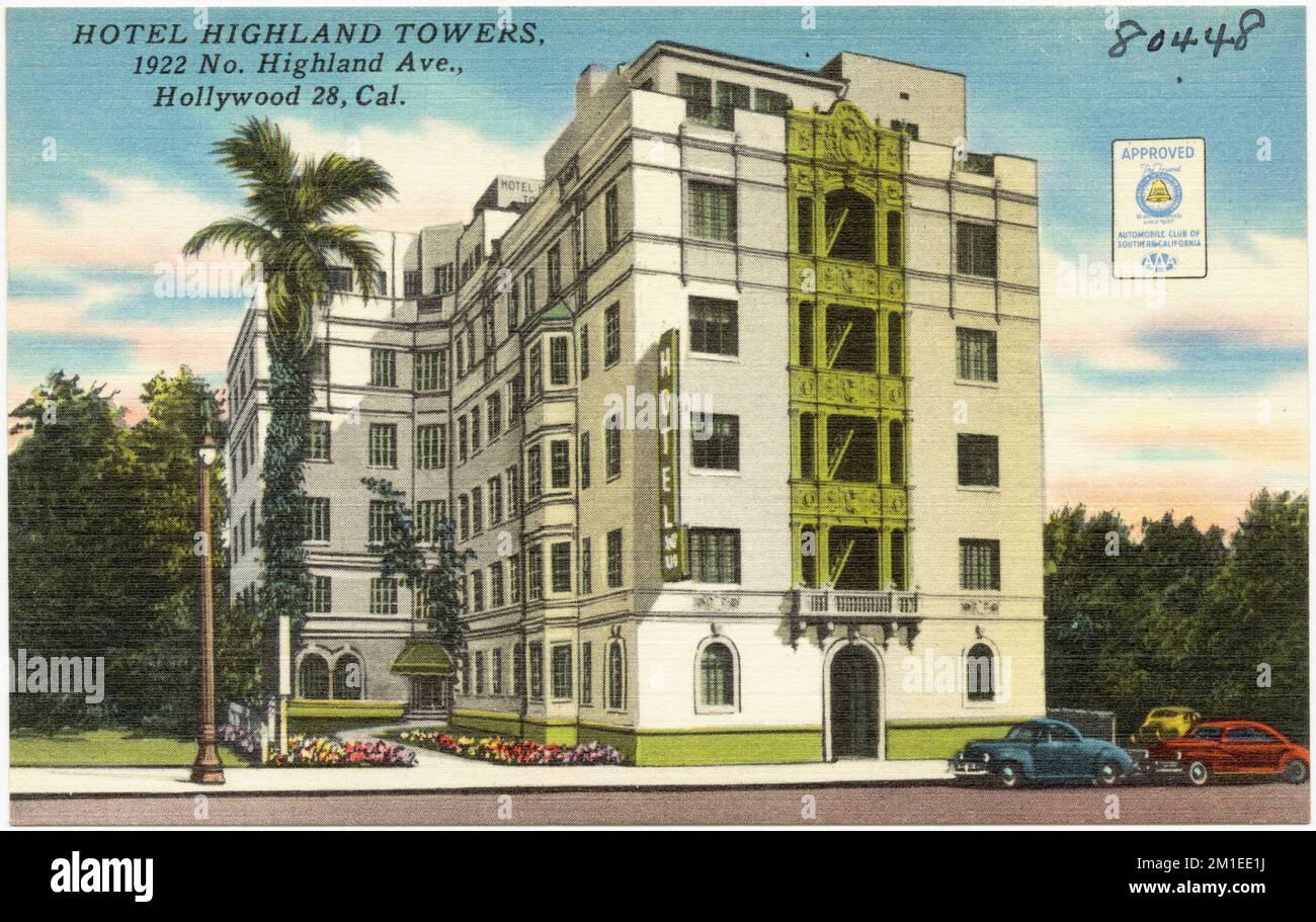 Hollywood towers hotel Cut Out Stock Images & Pictures - Alamy