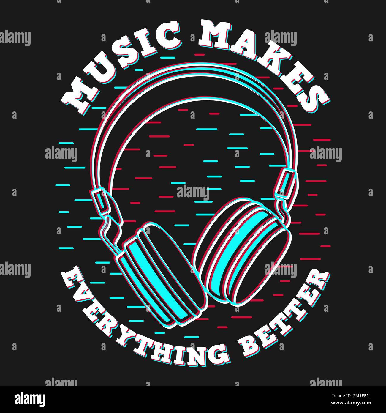 Makes music Stock Vector Images - Alamy