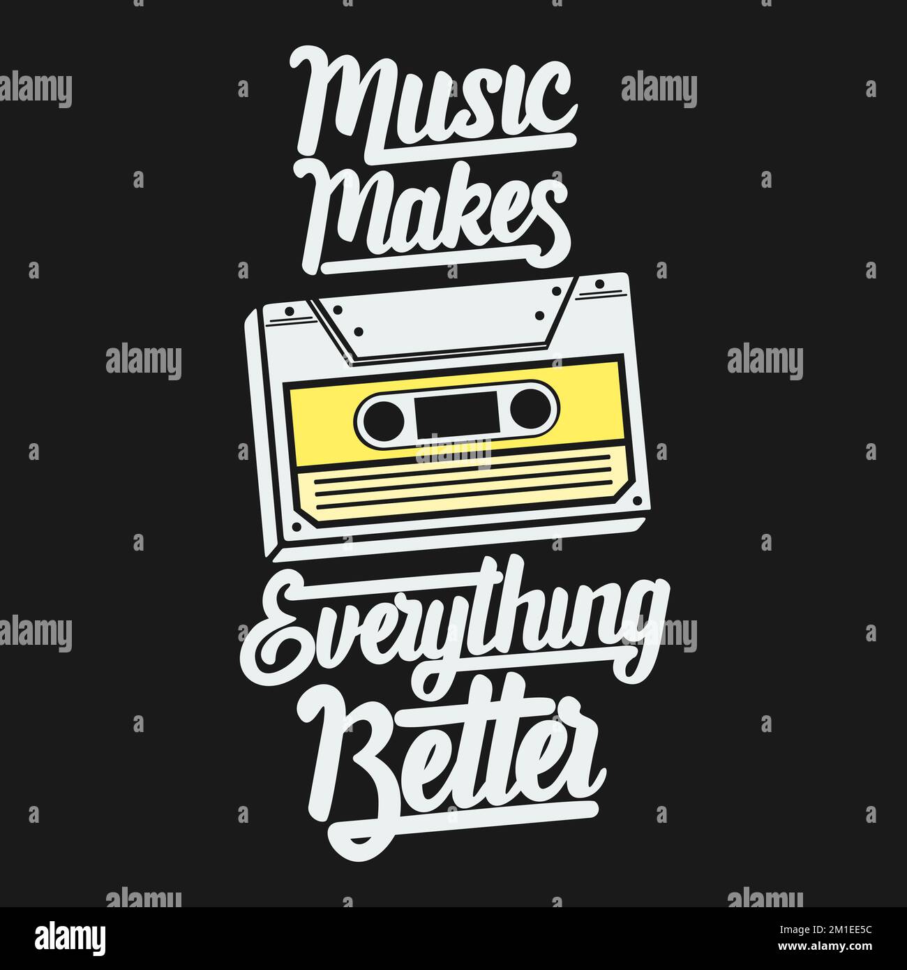 Makes music Stock Vector Images - Alamy