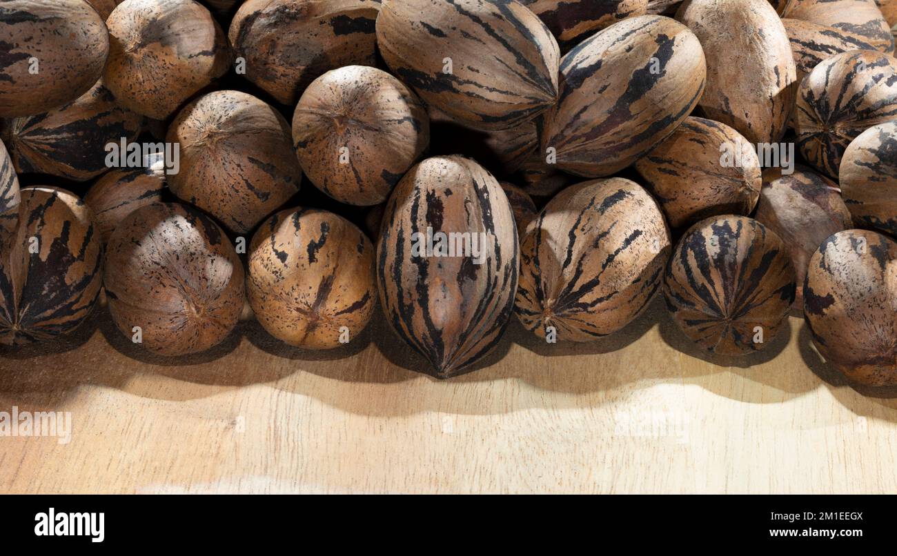 Raw pecans shell on hi-res stock photography and images - Alamy