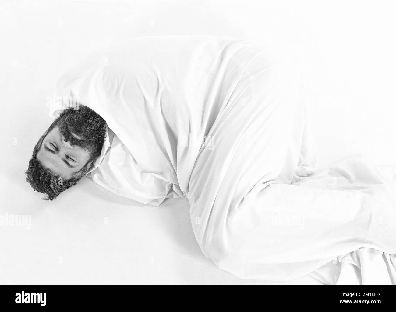 Wrapped top view Black and White Stock Photos & Images - Alamy