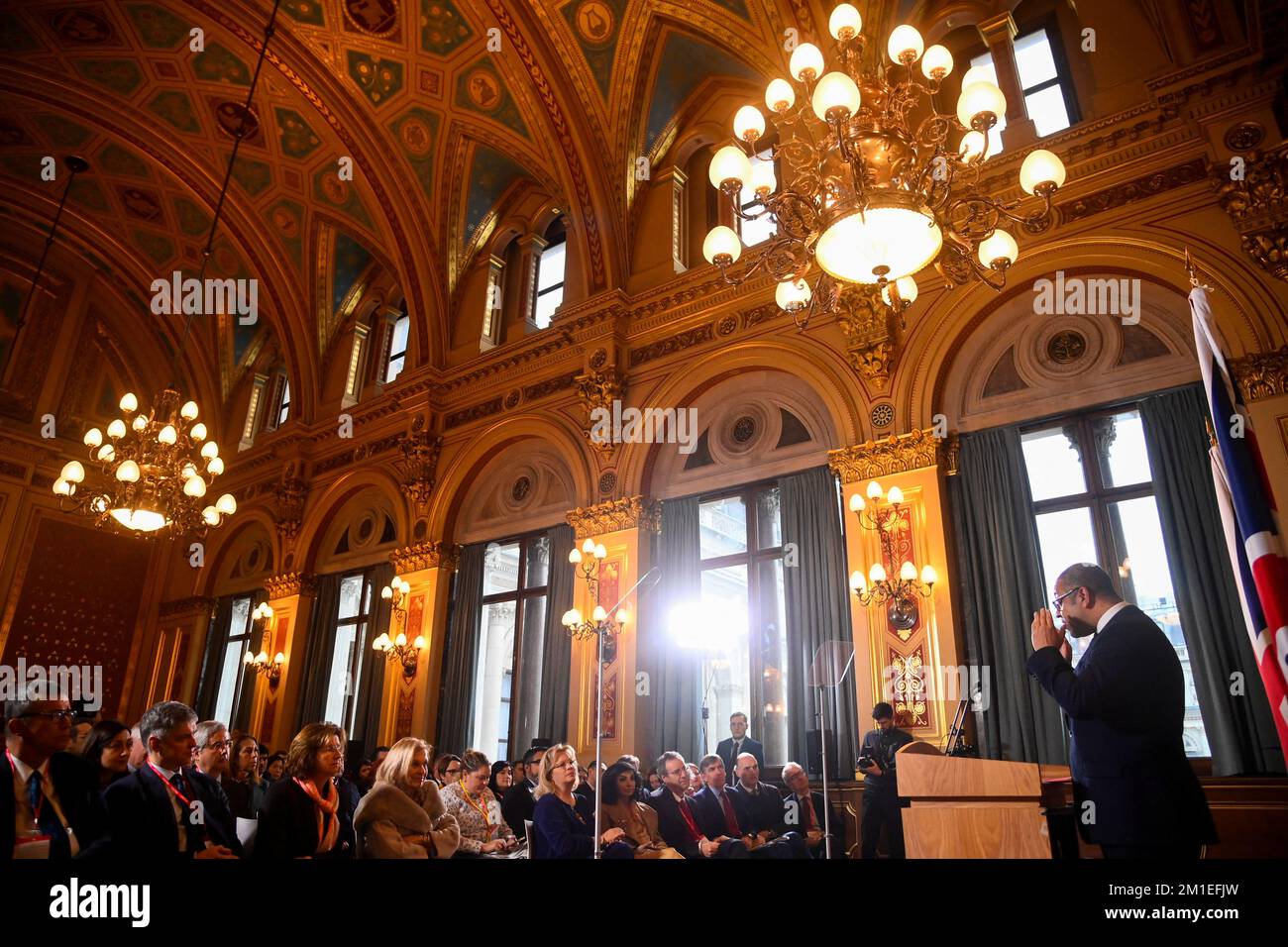 Foreign Secretary James Cleverly gives a keynote speech on the future ...