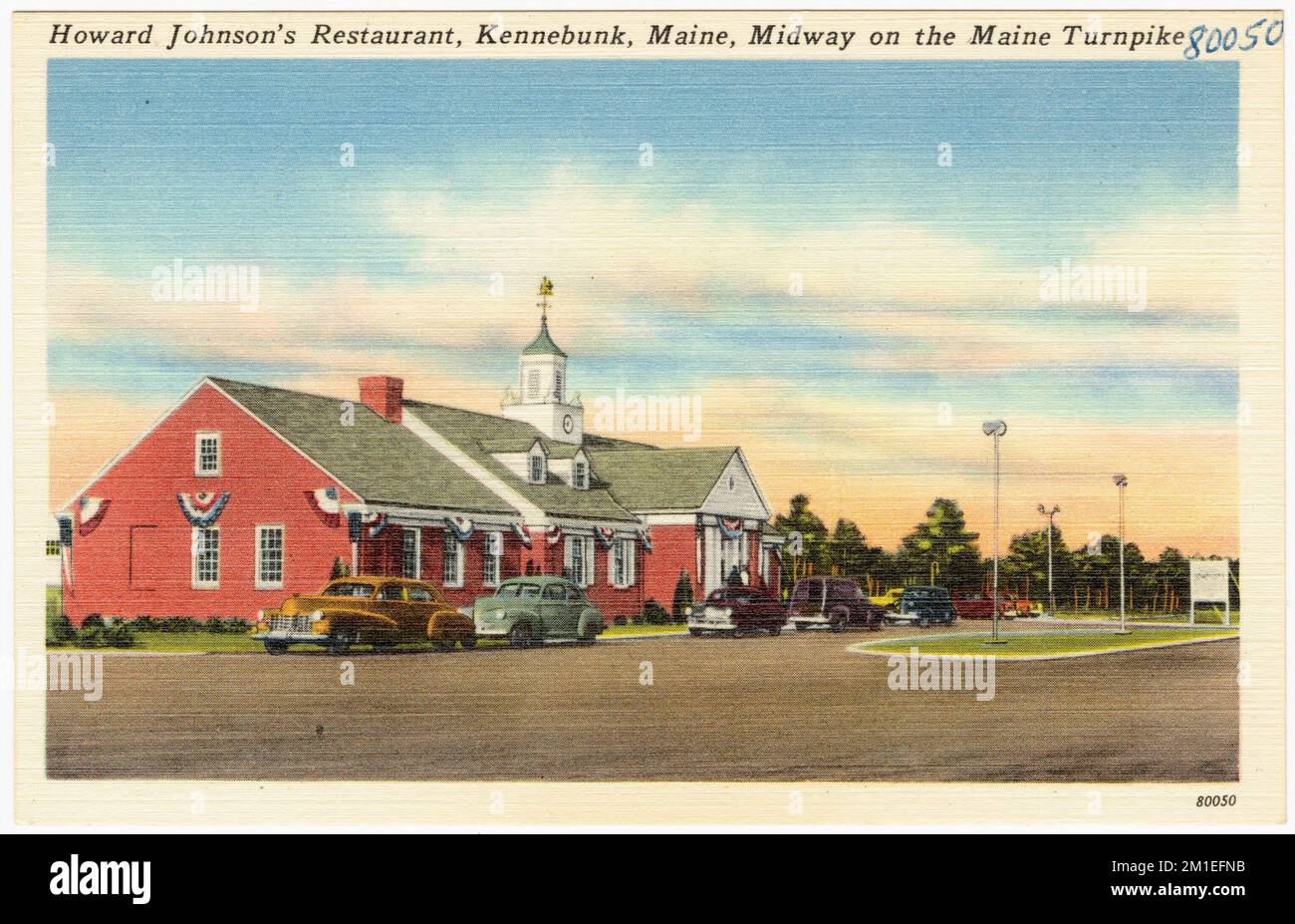 Howard Johnson's Restaurant, Kennebunk, Maine, midway on the Maine ...
