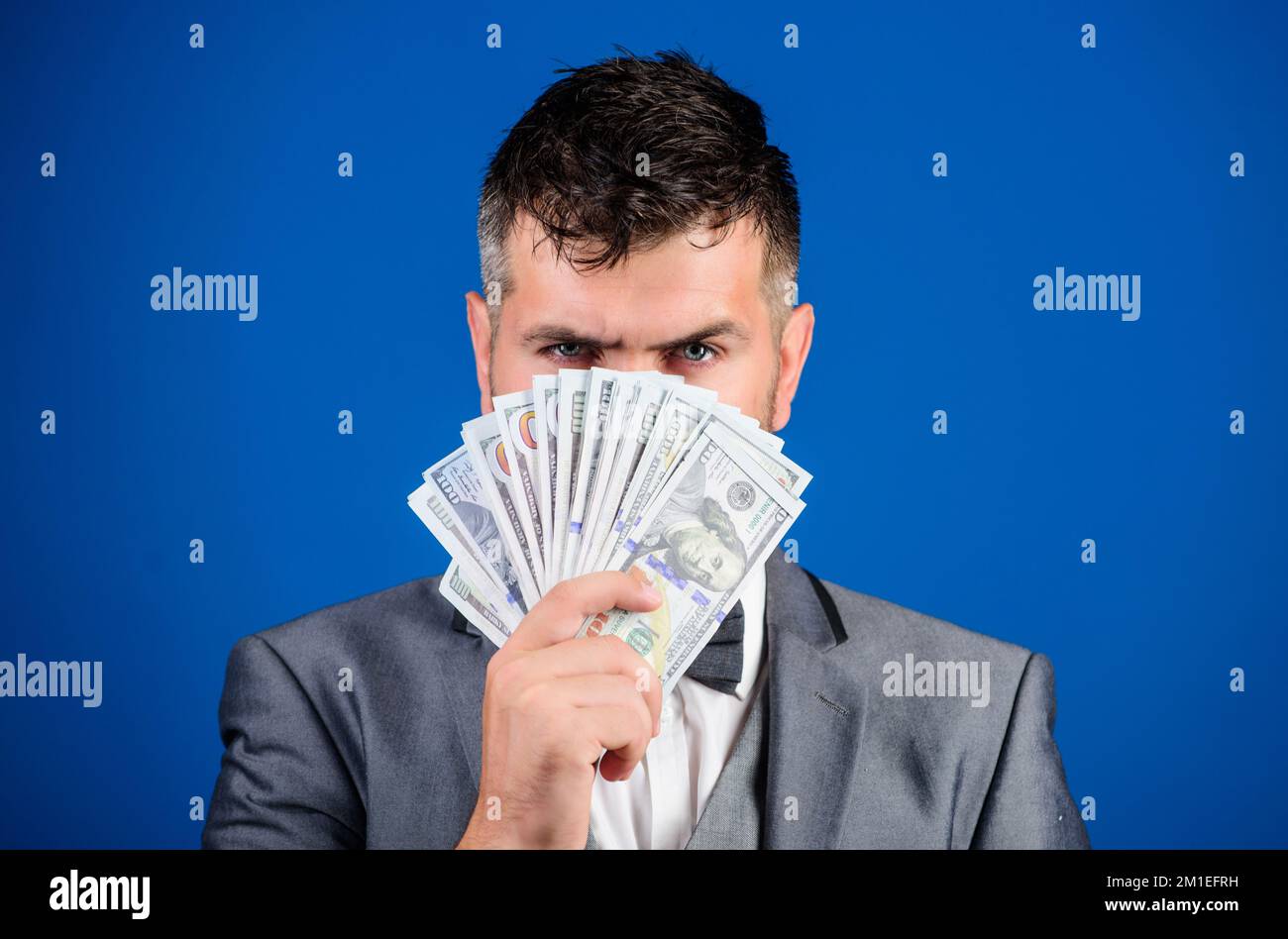 Get cash money easy and quickly. Smell of money. Easy cash loans. Man ...