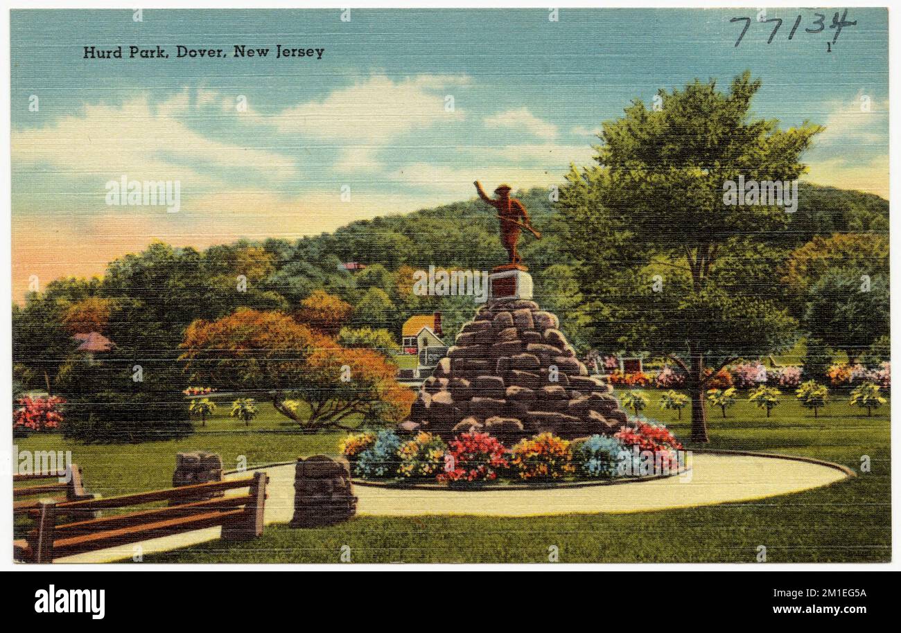 Hurd Park, Dover, New Jersey , Parks, Tichnor Brothers Collection ...