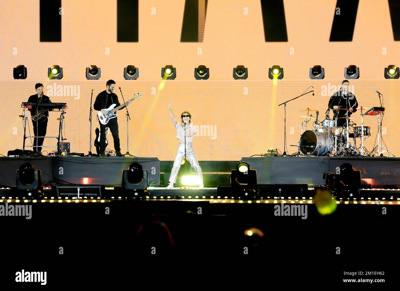 MAX, Oct 7, 2022 : American singer MAX performs during the-K Concert ...