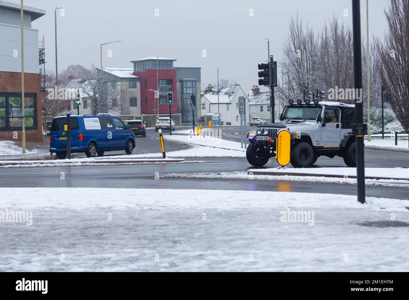 Ashford, Kent, UK. 12th Dec, 2022. UK Weather: Treacherous walking ...