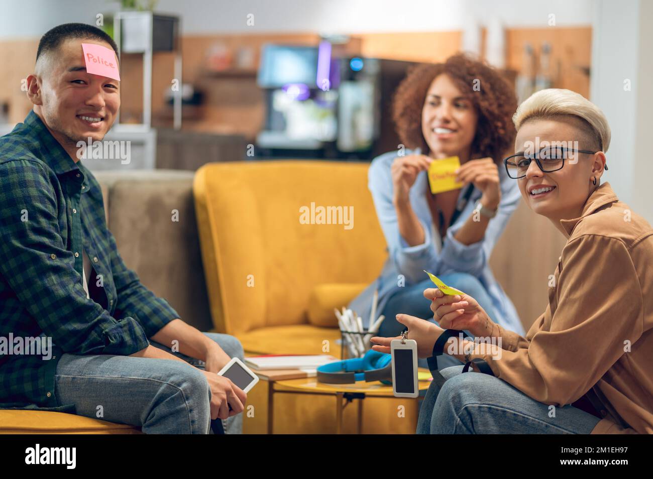 Office team building fun hi-res stock photography and images - Alamy