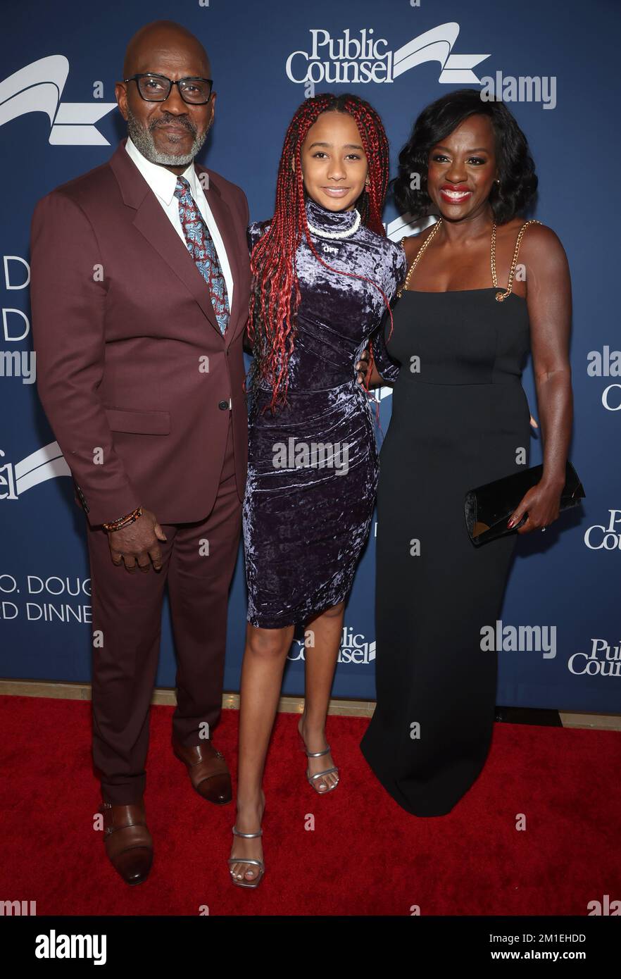 Beverly Hills, Ca. 11th Dec, 2022. Julius Tennon, Genesis Tennon, Viola ...