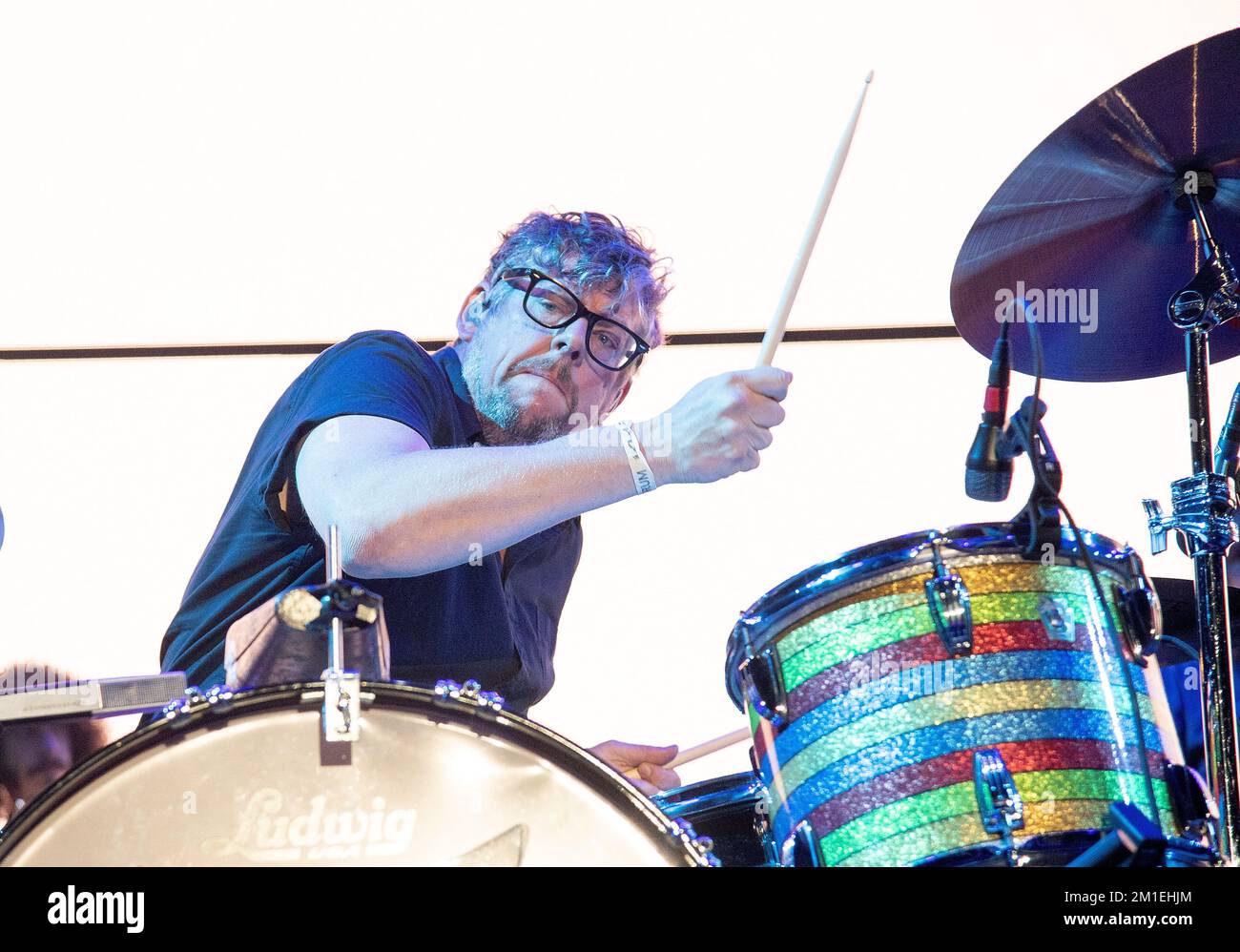 The Black Keys - Patrick Carney performs onstage during Audacy's "KROQ ...