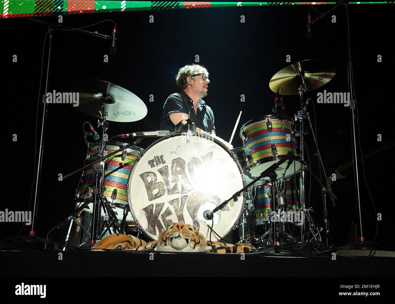 The Black Keys - Patrick Carney performs onstage during Audacy's "KROQ ...
