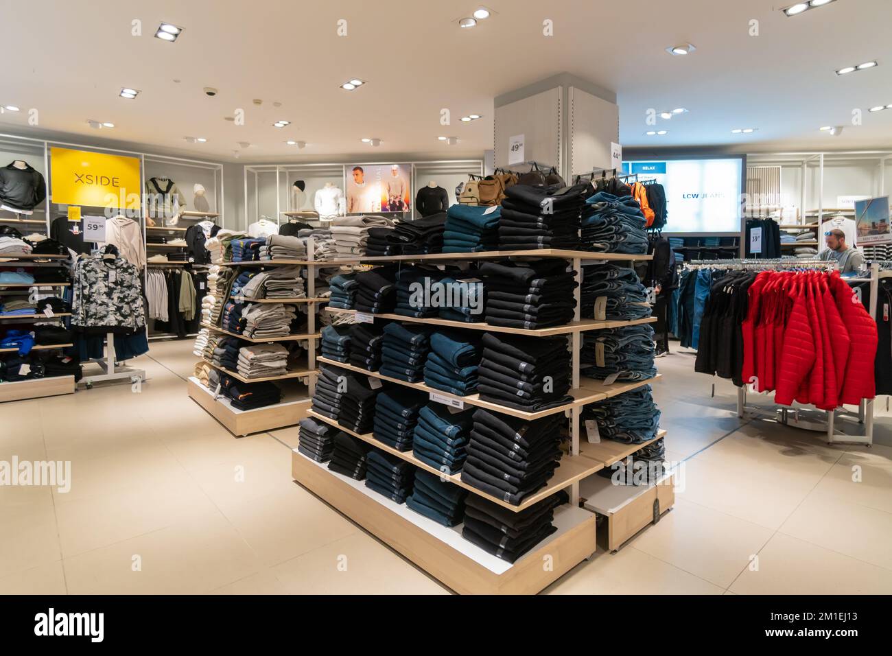 Batumi, Georgia - October 10 2022: Clothing store in a shopping mall ...