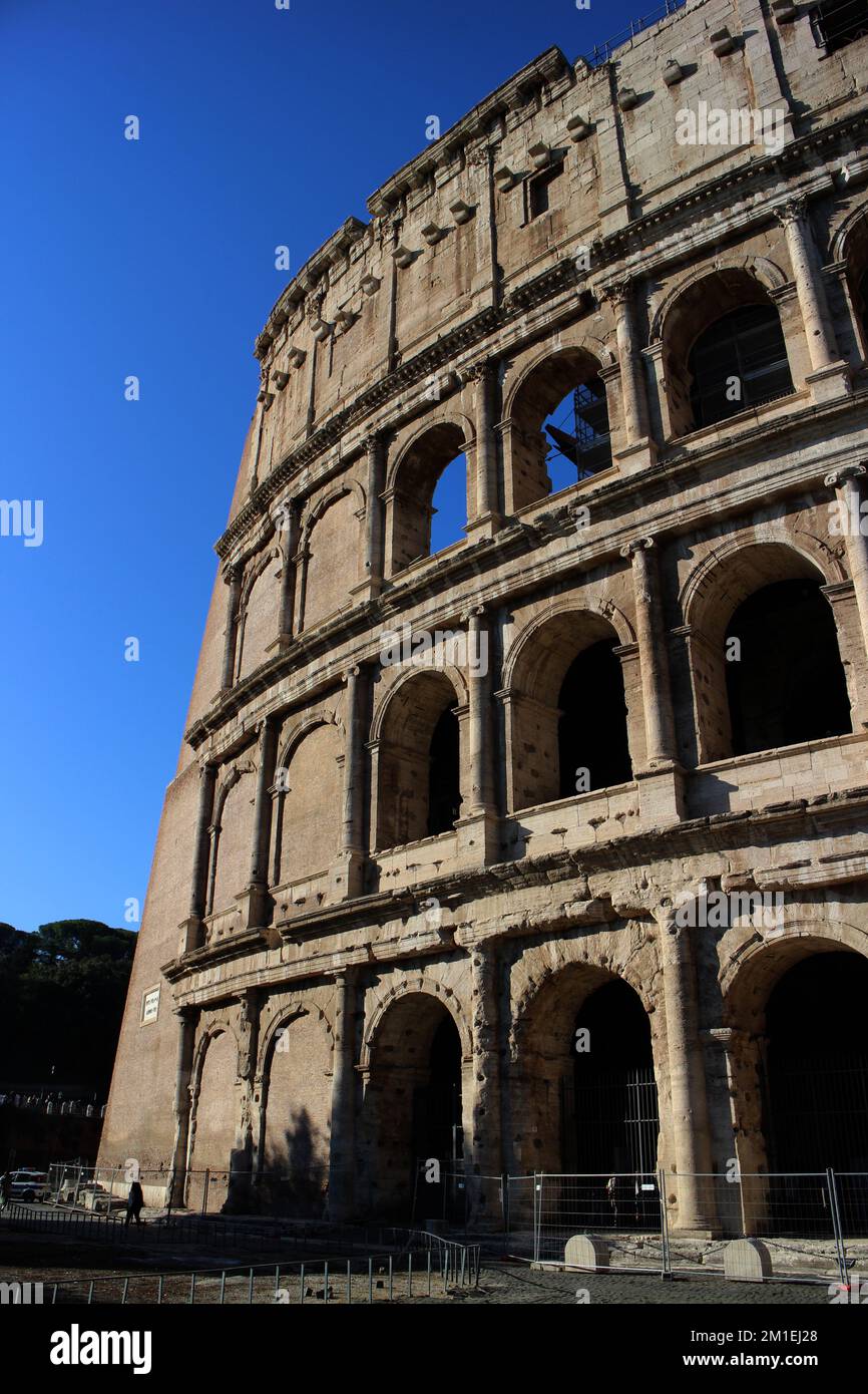 The colosseum is the main symbol of rome hi-res stock photography and ...