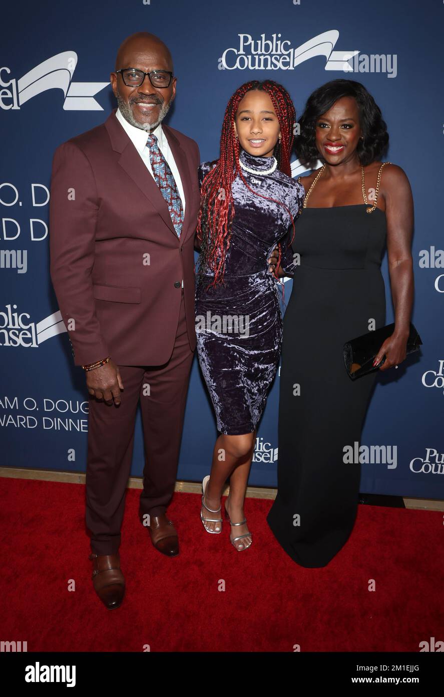 Beverly Hills, Ca. 11th Dec, 2022. Julius Tennon, Genesis Tennon, Viola ...