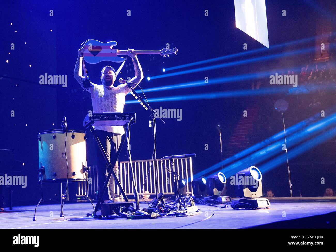 Imagine Dragons - Ben McKee performs onstage during Audacy's "KROQ ...