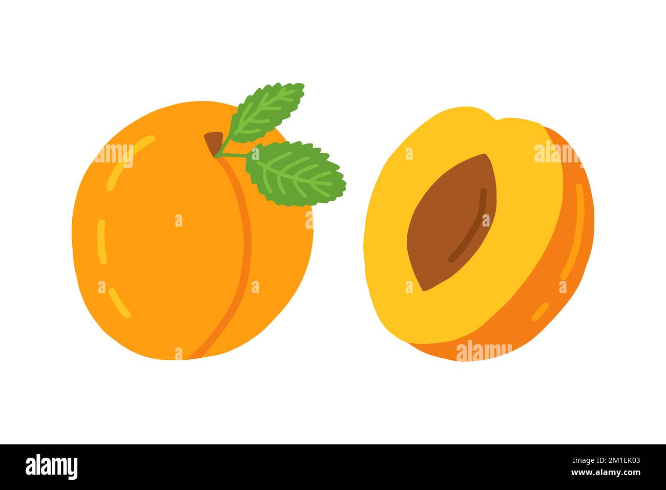 Simple peach Cut Out Stock Images & Pictures - Alamy