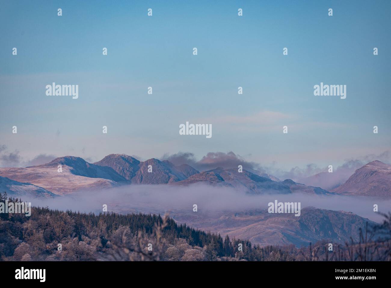 Lake Windermere Cumbria 12th December 2022 .UK Weather Cold but sunny ...