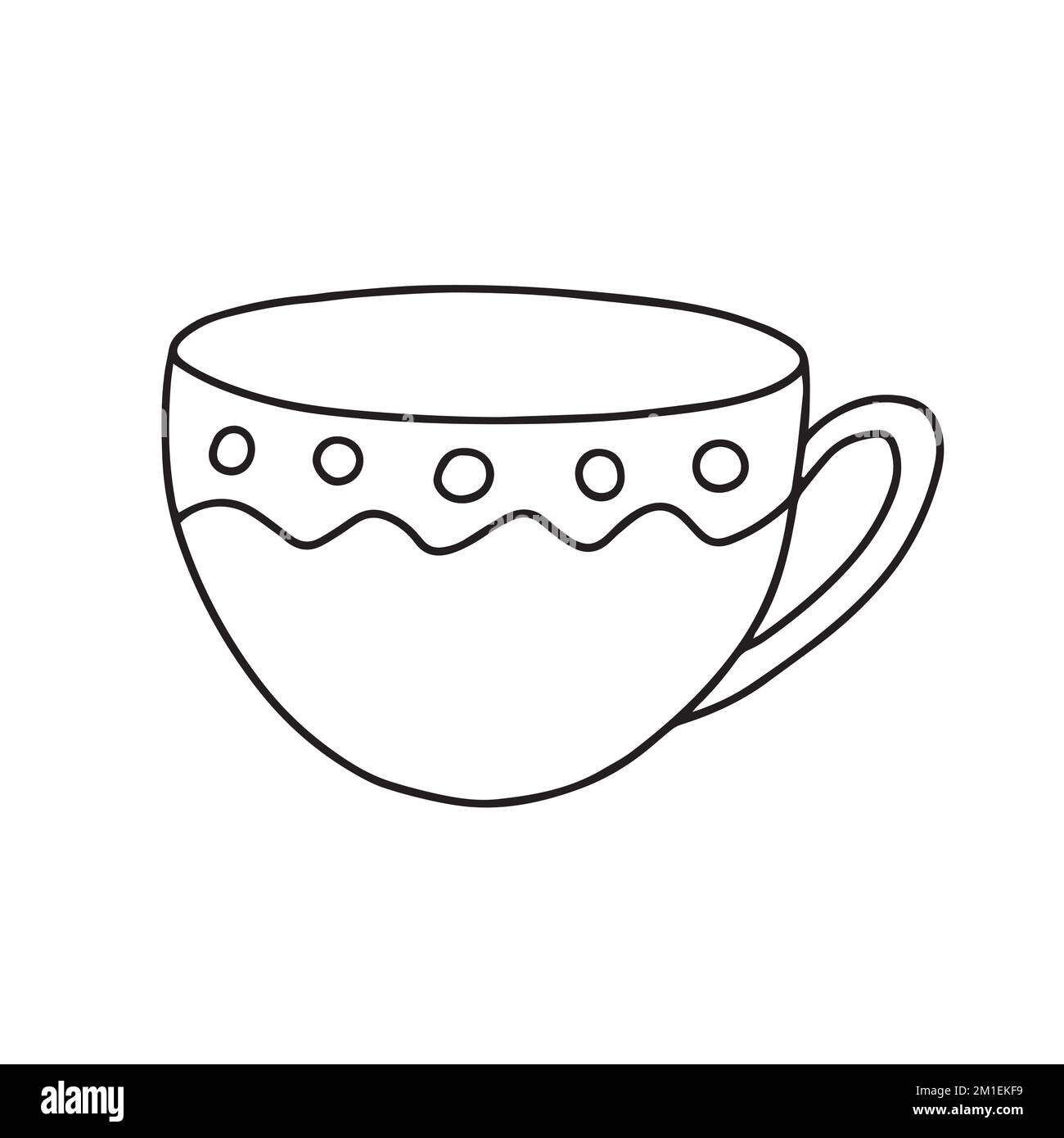 Vector hand drawn doodle tea cup Stock Vector Image & Art - Alamy
