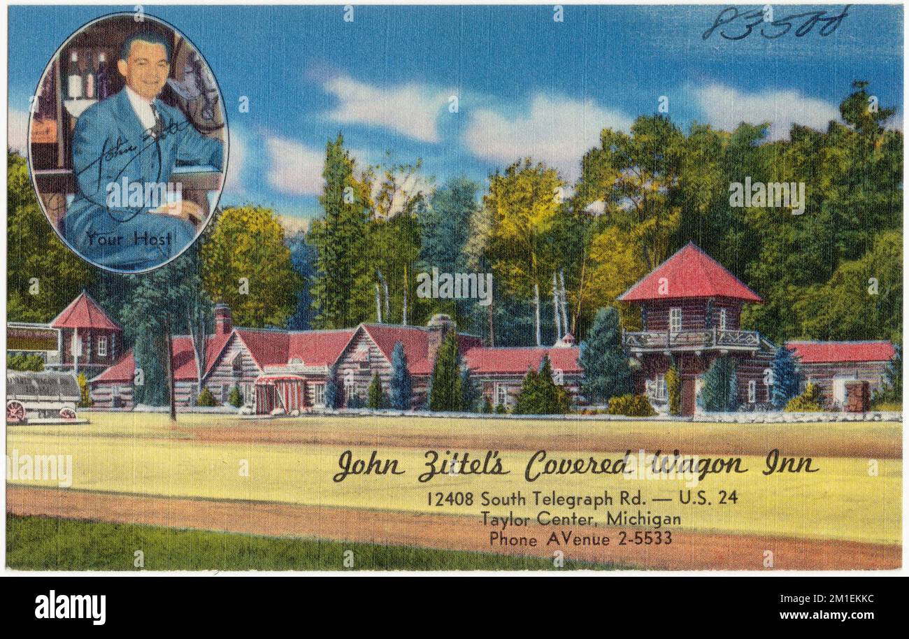 John Zittel's Covered Wagon Inn, 12408 South Telegraph Rd. -- U.S. 24 ...