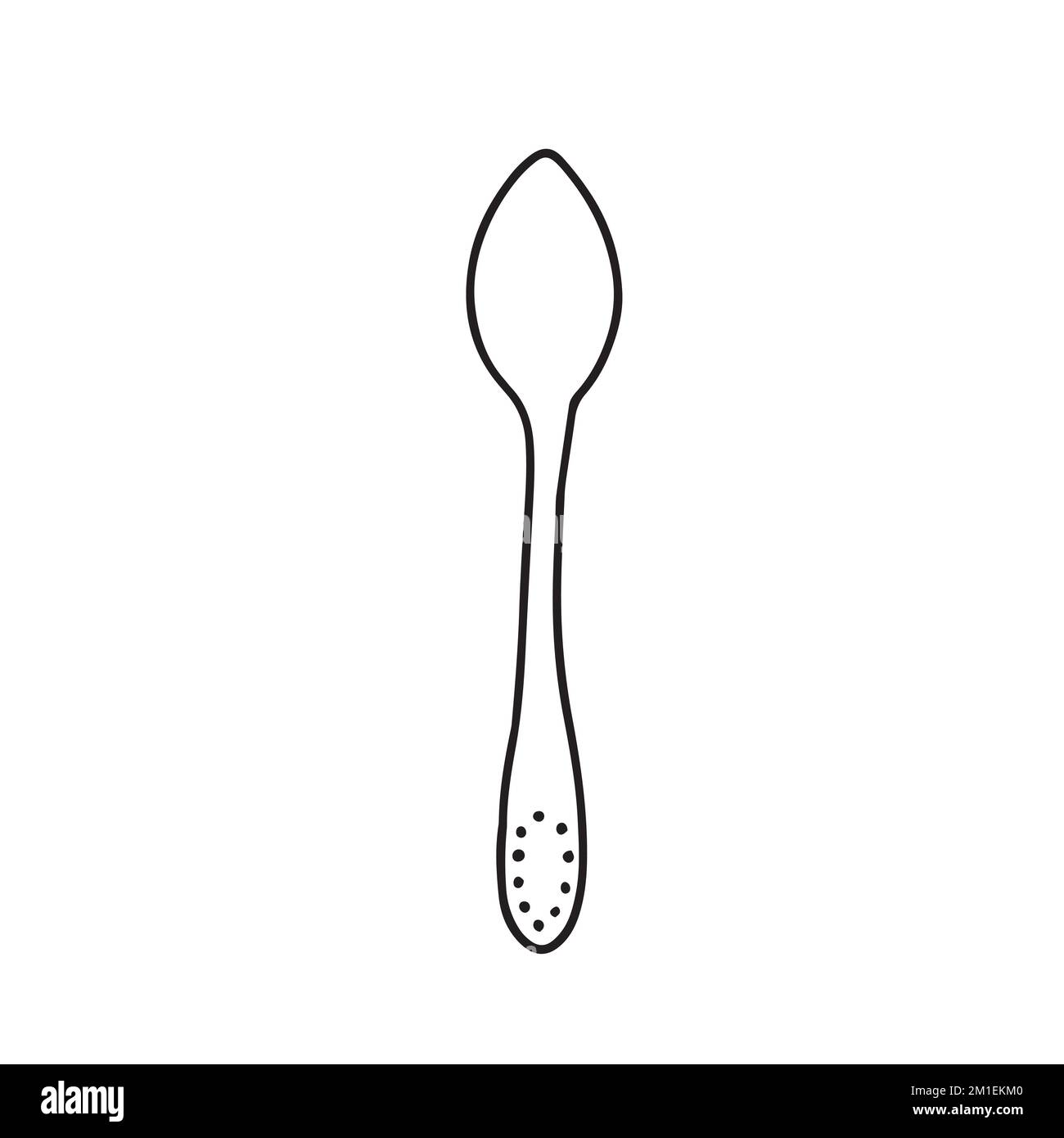 Line spoon Black and White Stock Photos & Images - Alamy
