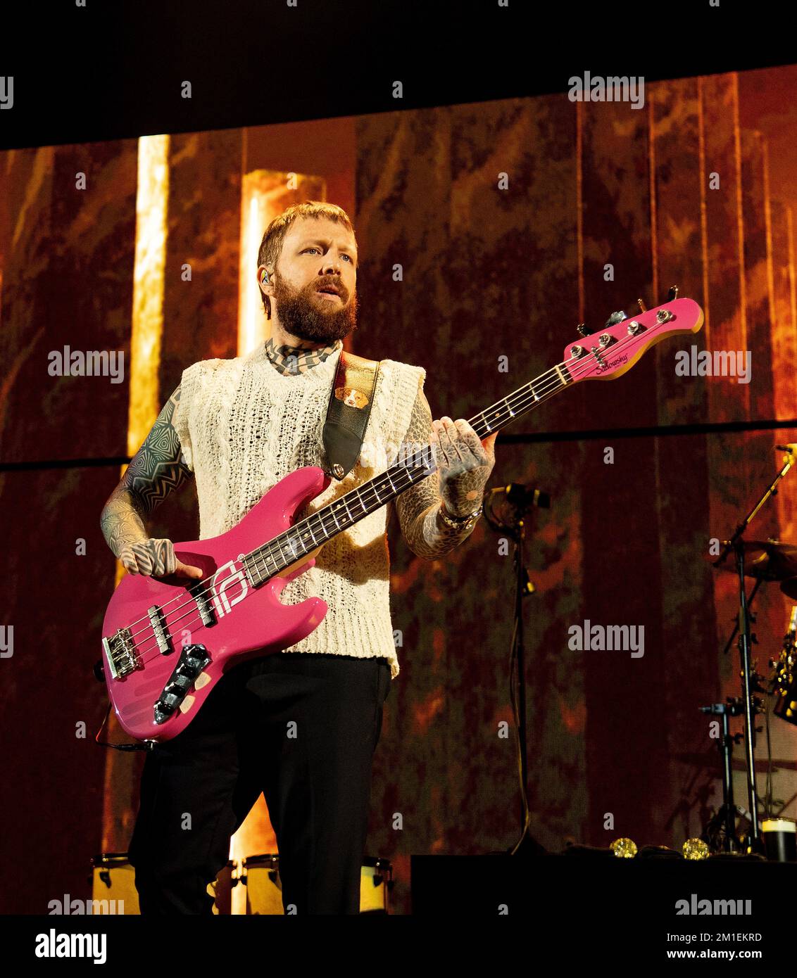 Imagine Dragons - Ben McKee performs onstage during Audacy's "KROQ ...