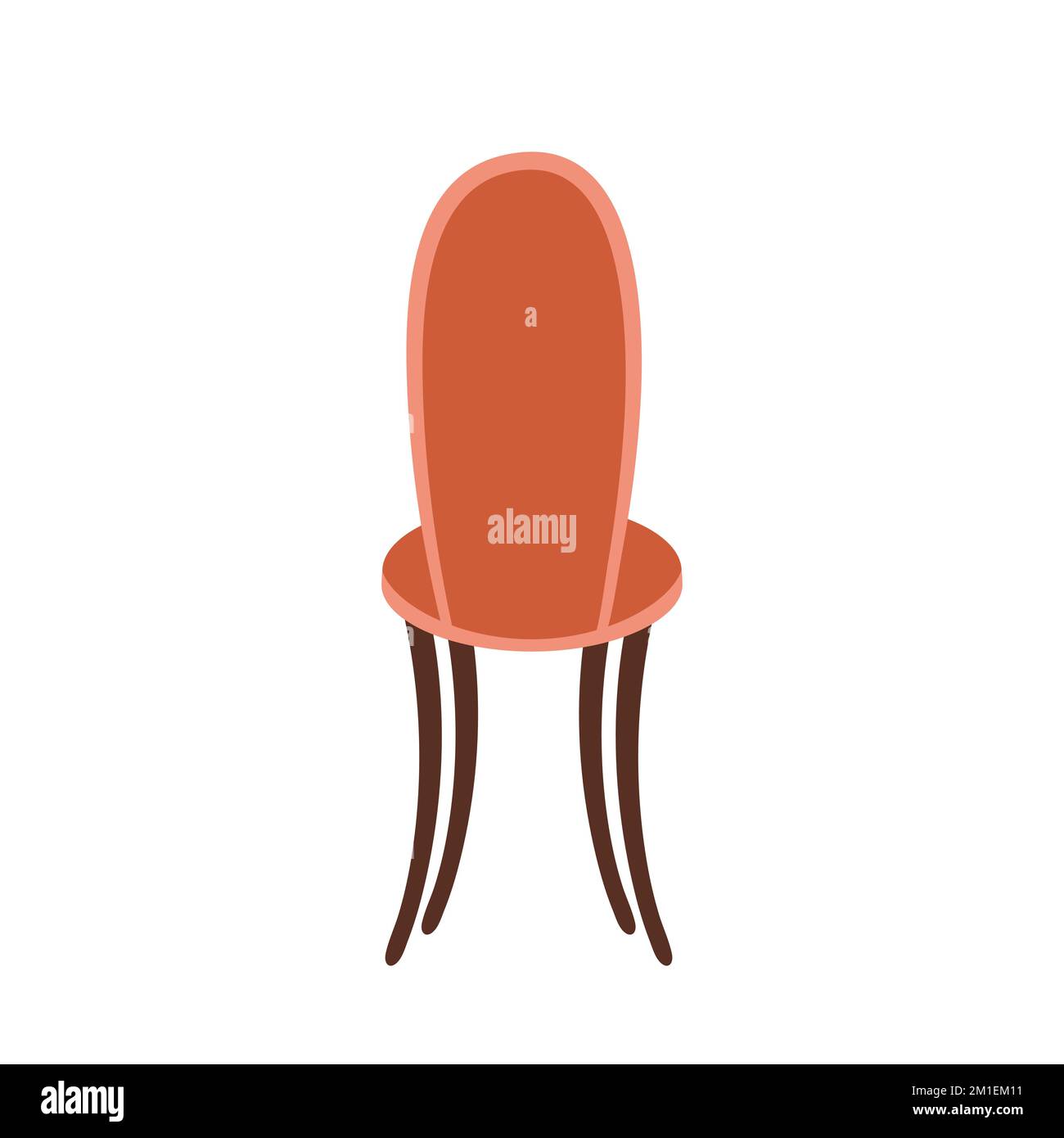Vector interior chair back view illustration Stock Vector Image & Art ...