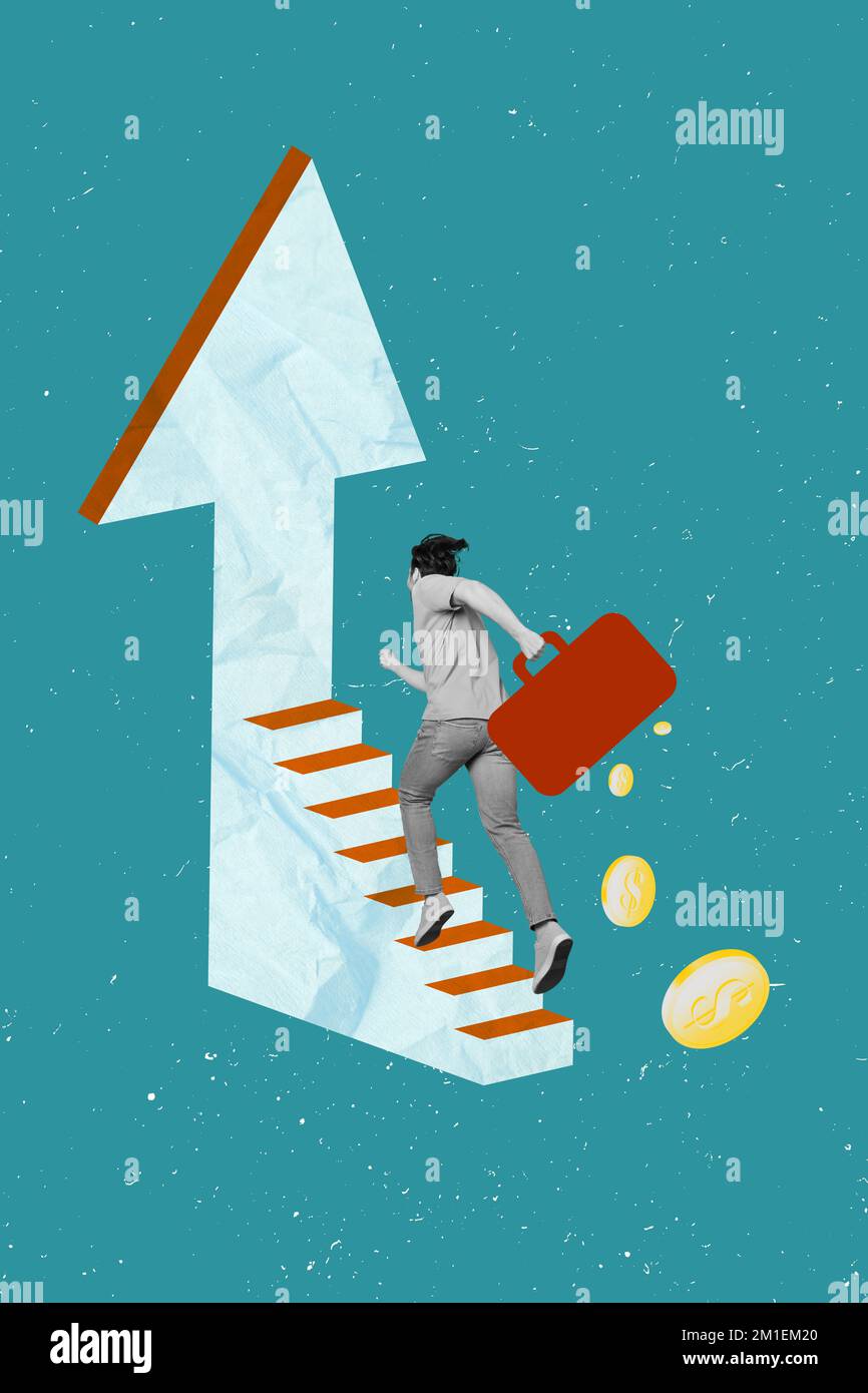 Creative photo 3d collage artwork postcard poster picture of ...