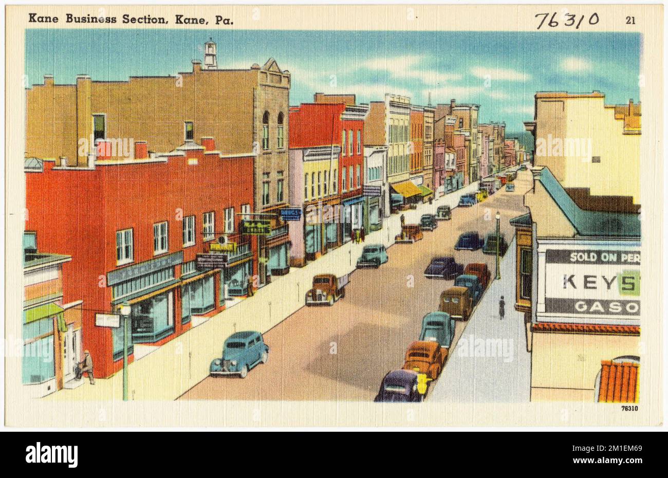 Kane business section, Kane, Pa. , Cities & towns, Tichnor Brothers ...