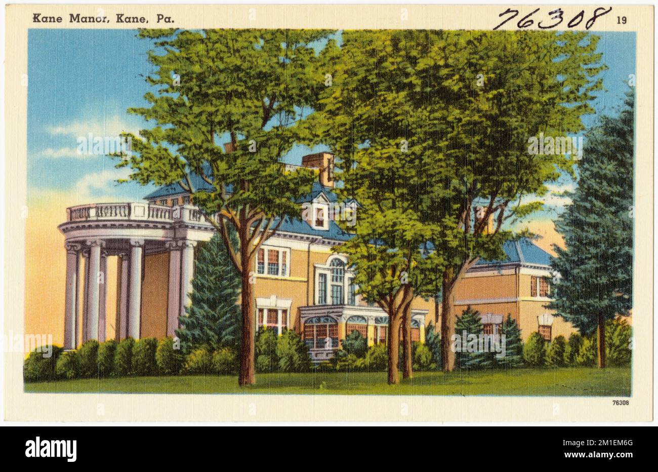Kane Manor, Kane, Pa. , Motels, Tichnor Brothers Collection, postcards ...