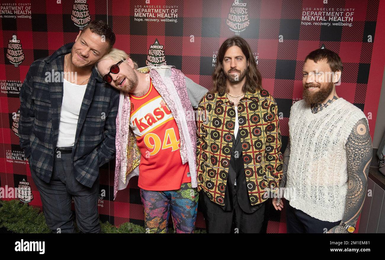 Dan Reynolds, Daniel Platzman, Wayne Sermon, Ben McKee of Imagine ...
