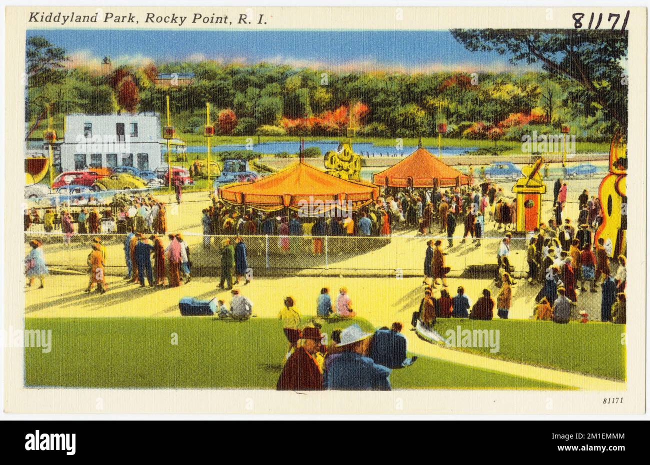 Kiddyland Park, Rocky Point, R.I. , Amusement parks, Tichnor Brothers ...