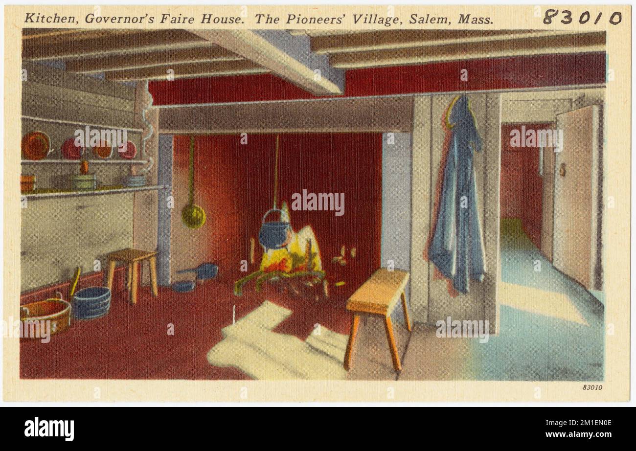 Settlers houses kitchen hi-res stock photography and images - Alamy