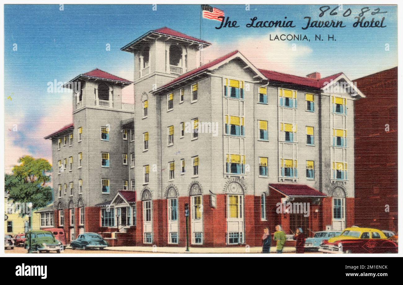 The Laconia Tavern Hotel, Laconia, N.H. , Hotels, Tichnor Brothers ...