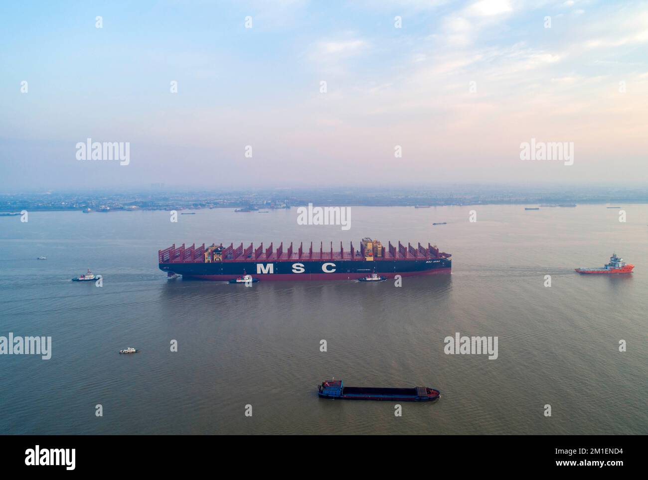 TAIZHOU, CHINA - DECEMBER 12, 2022 - Escorted by 21 sea patrol boats ...