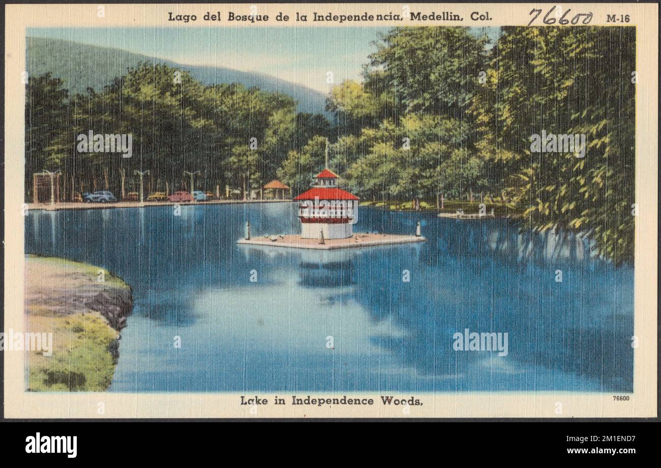 Lago del Bosque del la Independencia, Medellin, Col. - Lake in ...