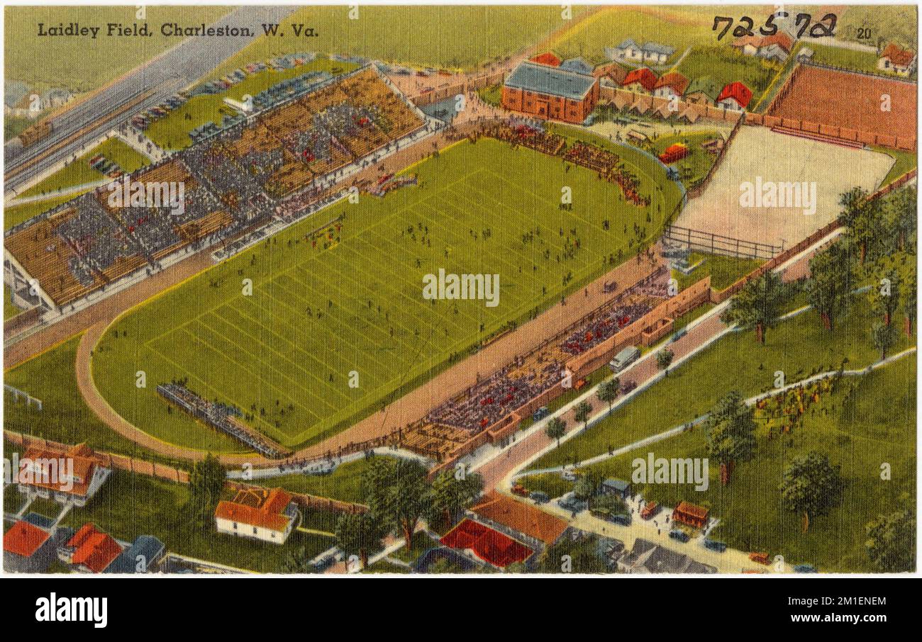 Laidley Field, Charleston, W. Va. , Stadiums, Tichnor Brothers ...