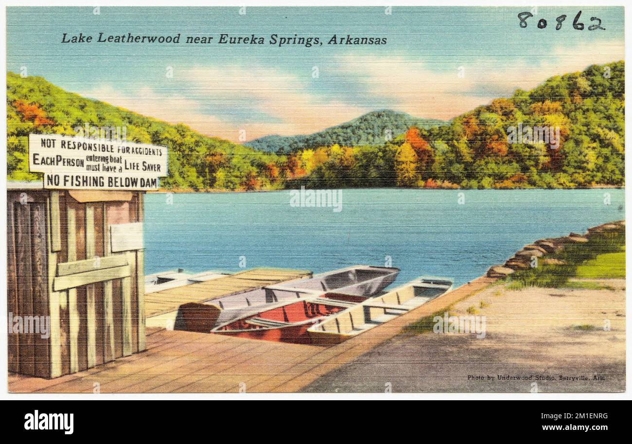Lake Leatherwood near Eureka Springs, Arkansas , Lakes & ponds, Tichnor ...