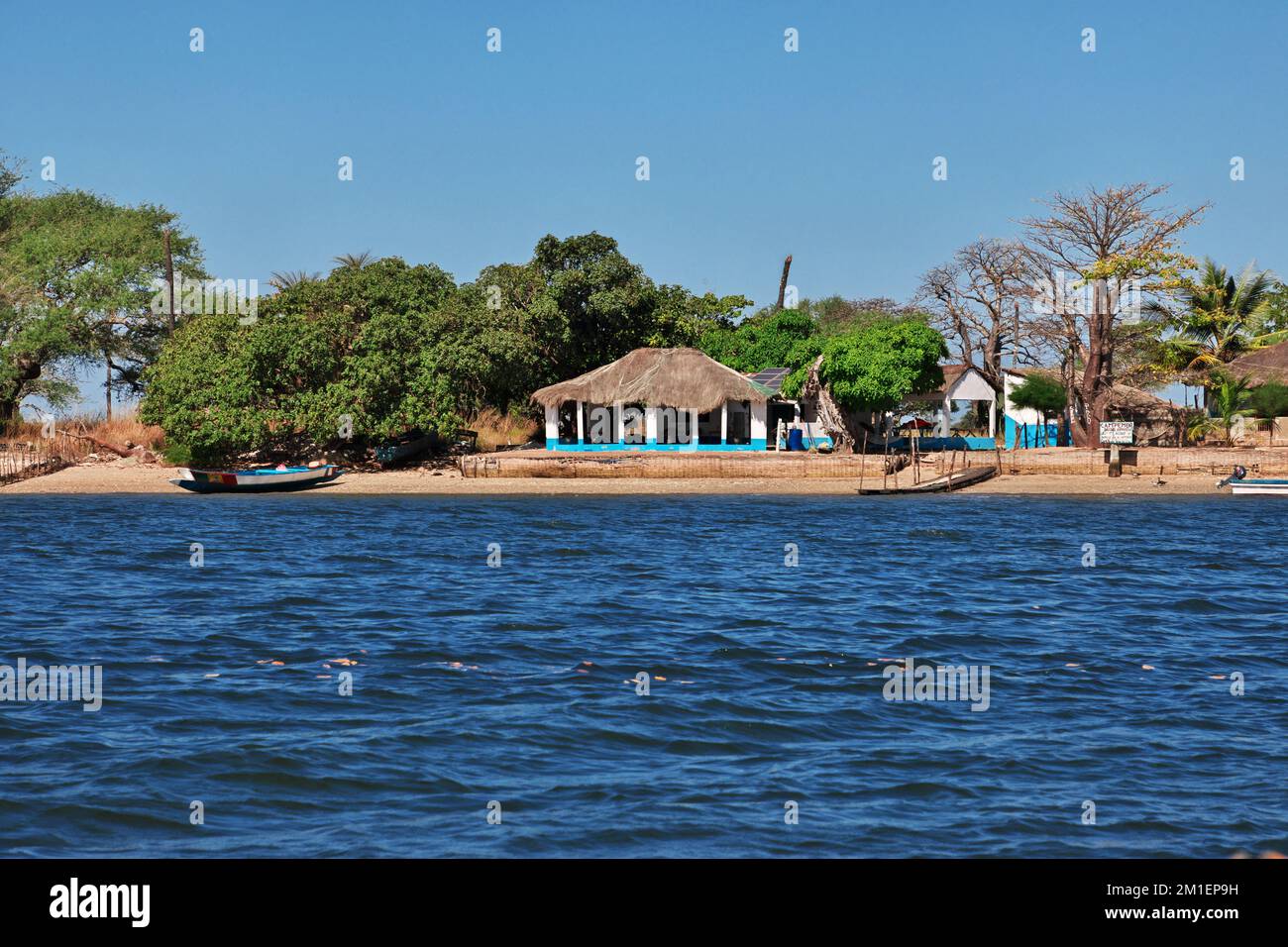 Small village on Casamance river, Ziguinchor Region, Senegal, West ...