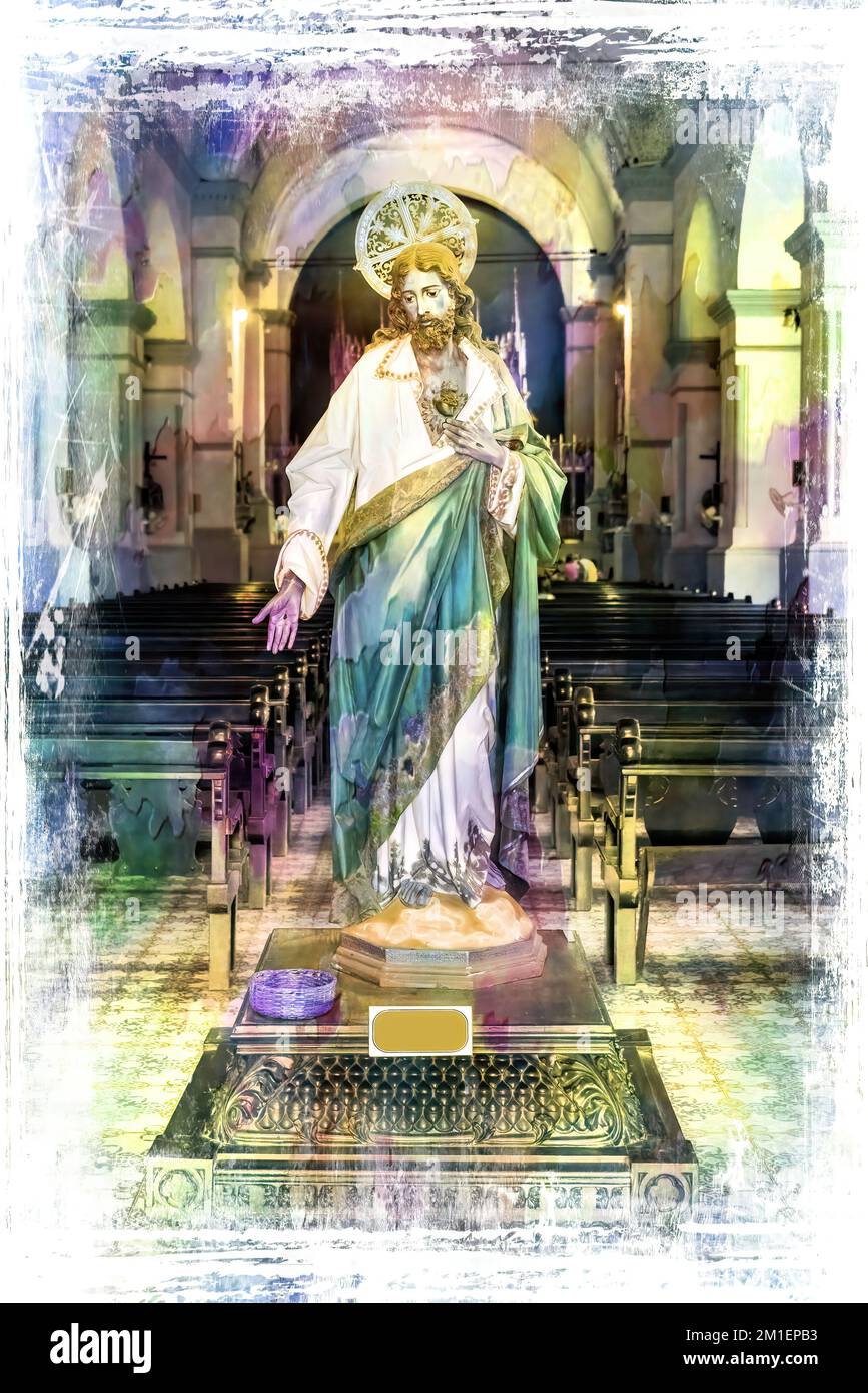 Sacred Heart of Jesus, Cuba Stock Photo - Alamy