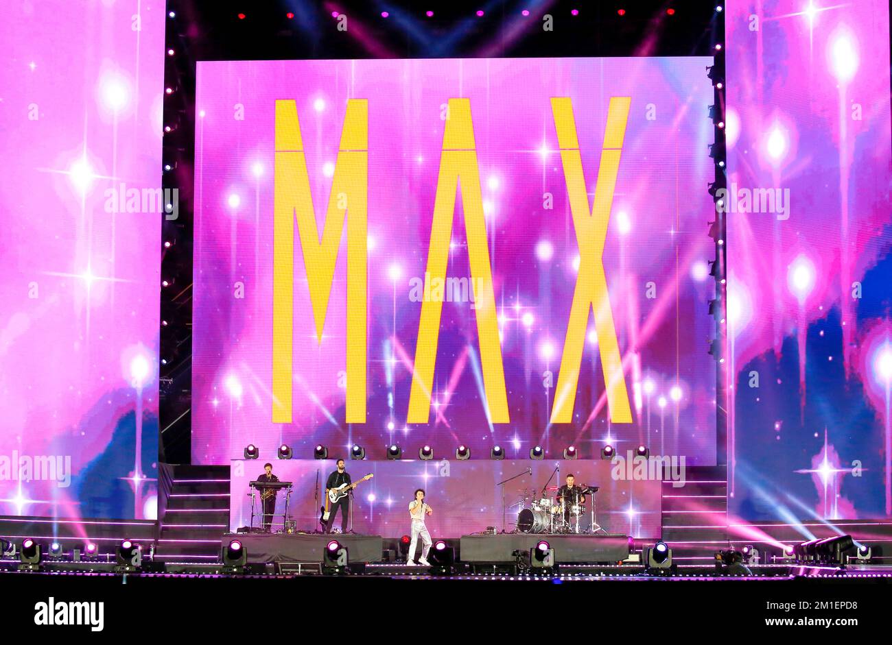 MAX, Oct 7, 2022 : American singer MAX performs during the-K Concert ...