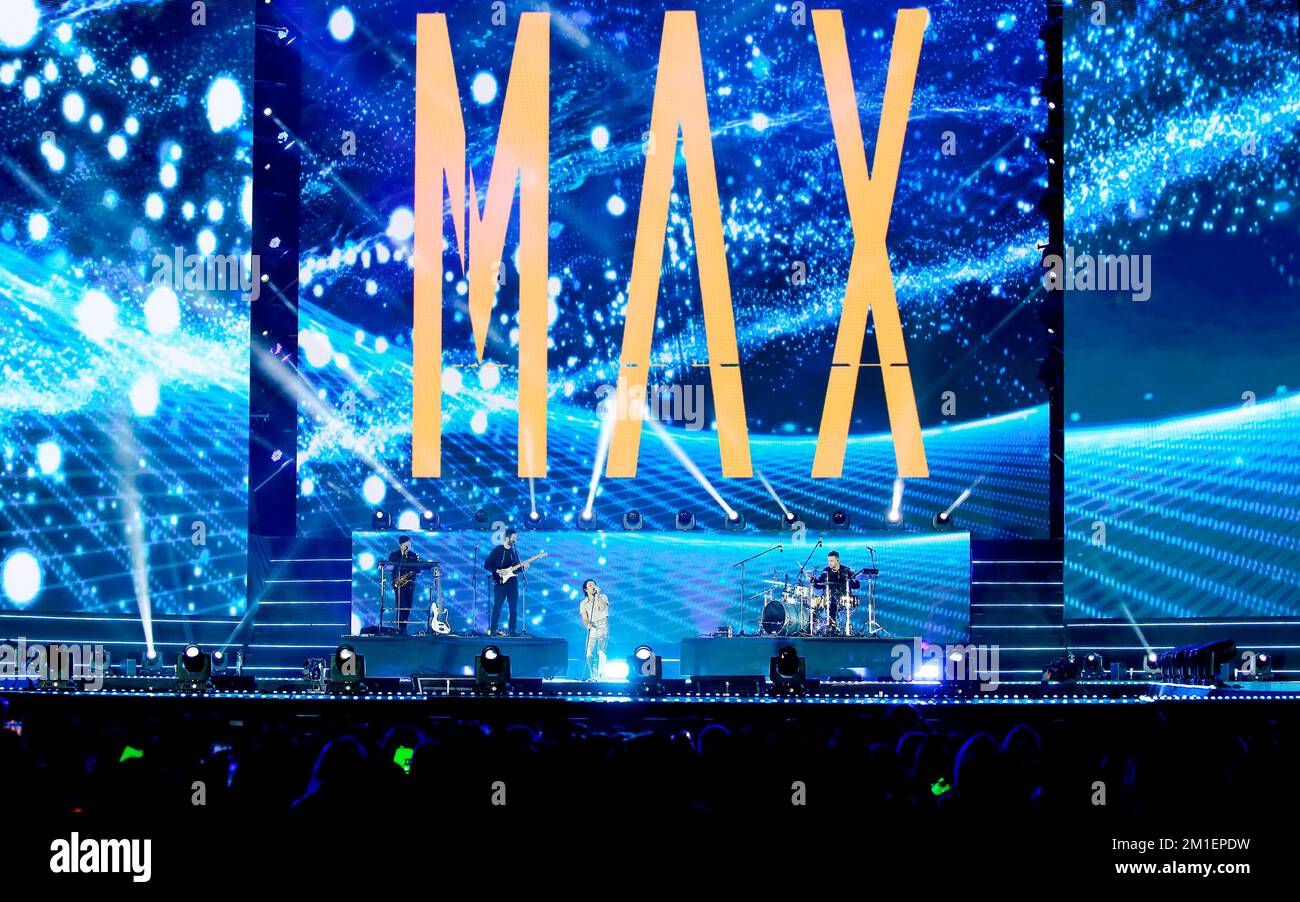 MAX, Oct 7, 2022 : American singer MAX performs during the-K Concert ...