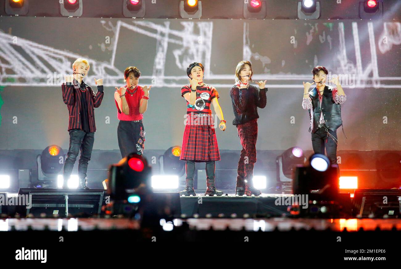 MCND, Oct 7, 2022 : K-pop boy band MCND performs during the-K Concert ...